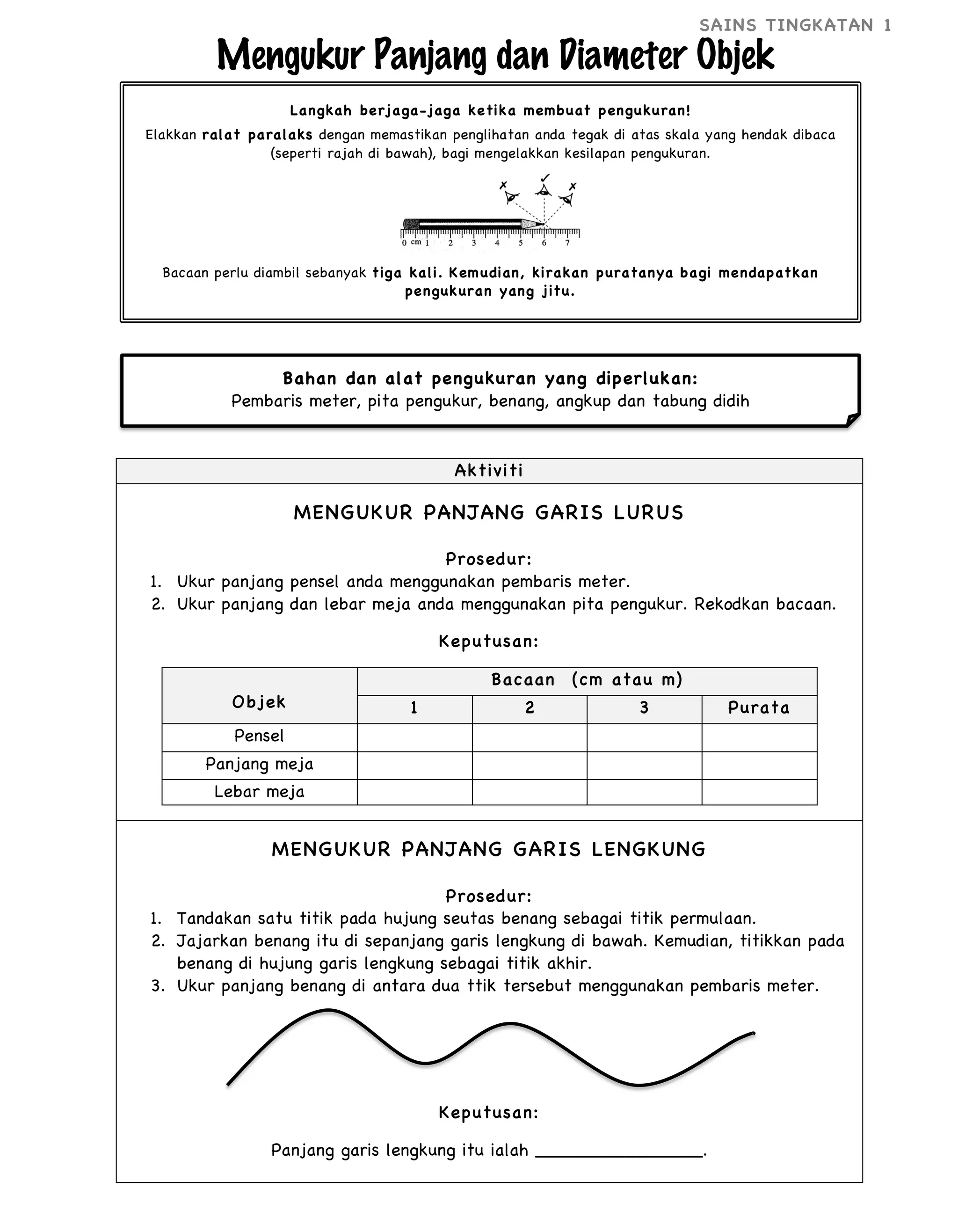 Modul sains f1 isma 2016 | PDF