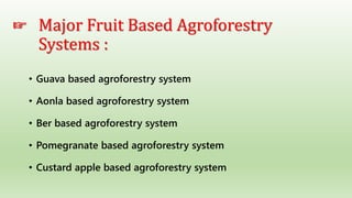 Fruit based agroforestry.pptx