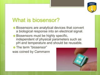 History of the biosensors and applications | PPTX