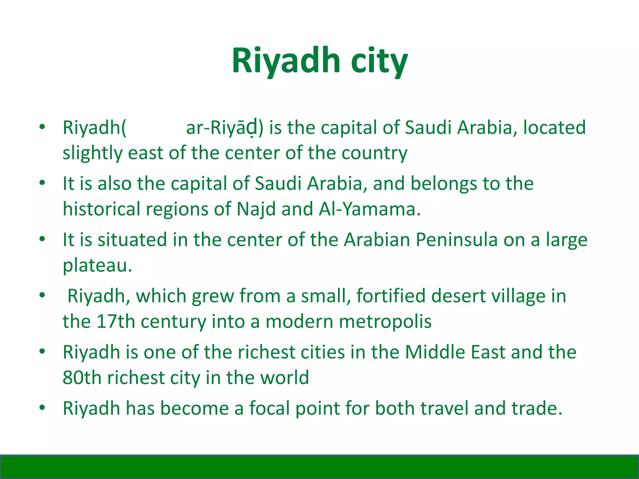 Riyadh | PPTX