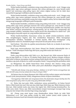 Riyadhus Shalihin Buku 1 Imam Nawawi | PDF