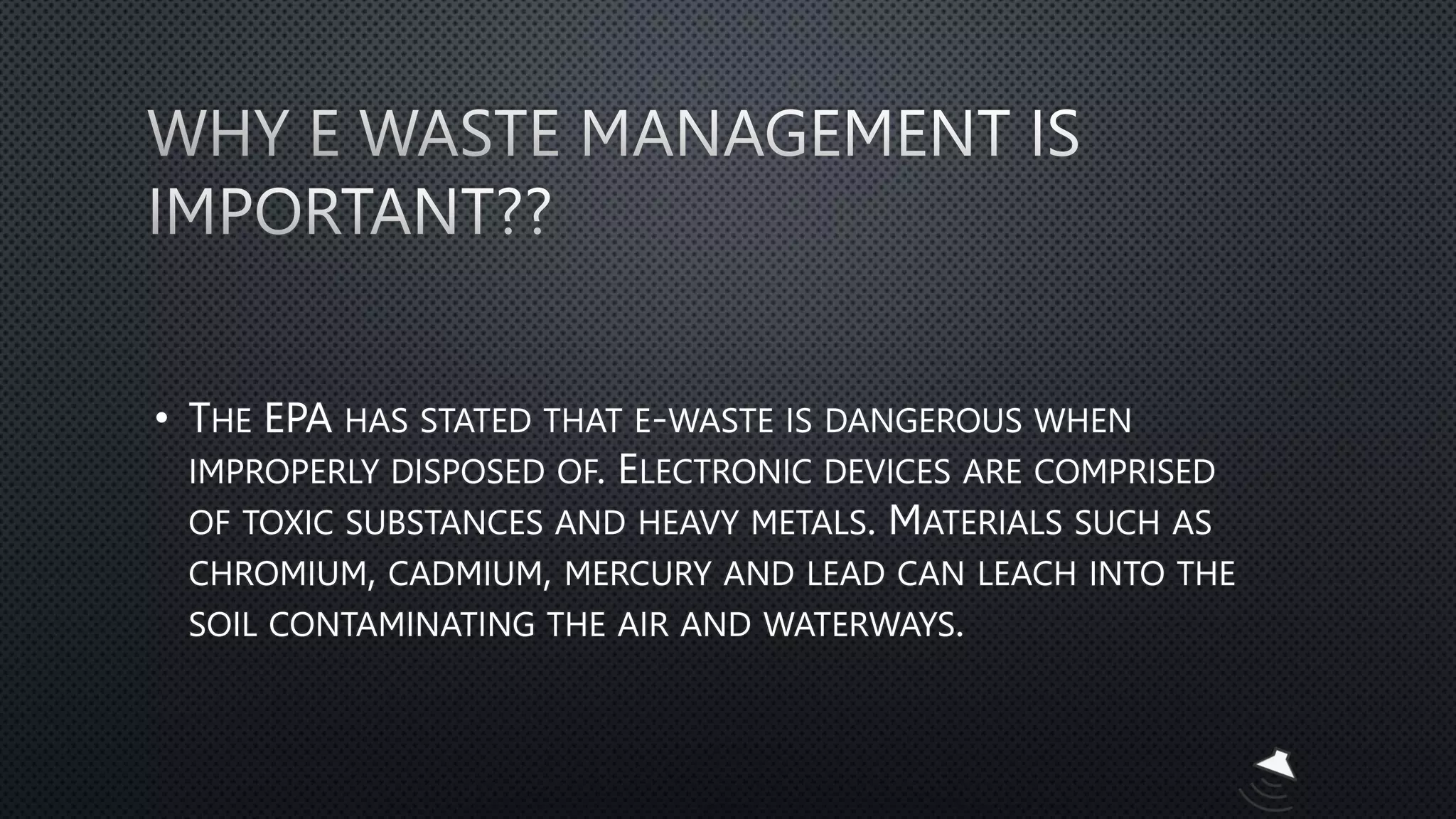 E waste | PPTX