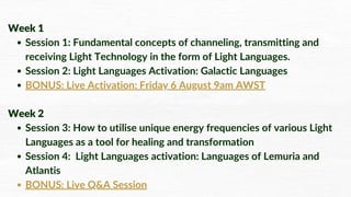 Light Language questions answered - Riya Loveguard Q&A | PDF