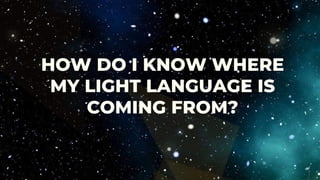 Light Language questions answered - Riya Loveguard Q&A | PPT