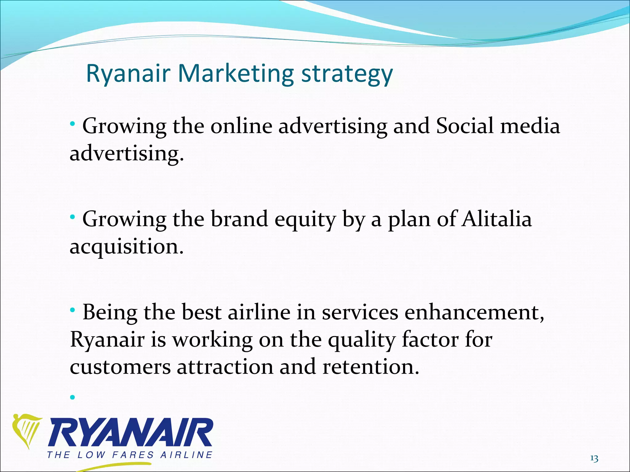 Riyanair marketing case study | PPT