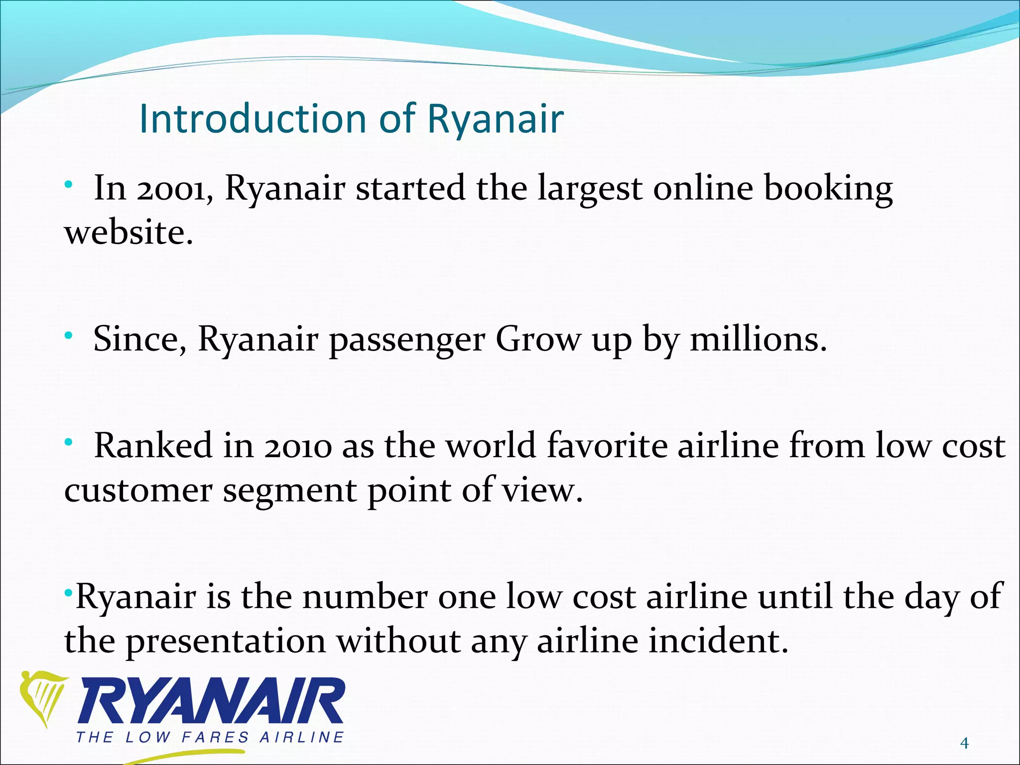 Riyanair marketing case study | PPT