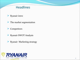 Riyanair marketing case study | PPT