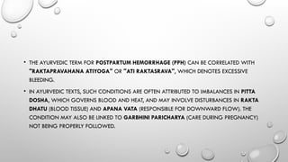 Postpartum hemorrhage (PPH) is severe or excessive bleeding after ...
