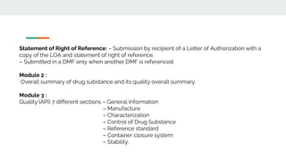 Regulatory requirements for api registration | PPTX