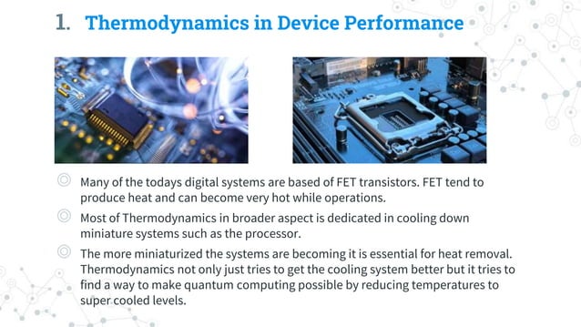 Applications of thermodynamics .pptx | Physics | Science