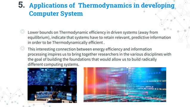Applications of thermodynamics .pptx | Physics | Science