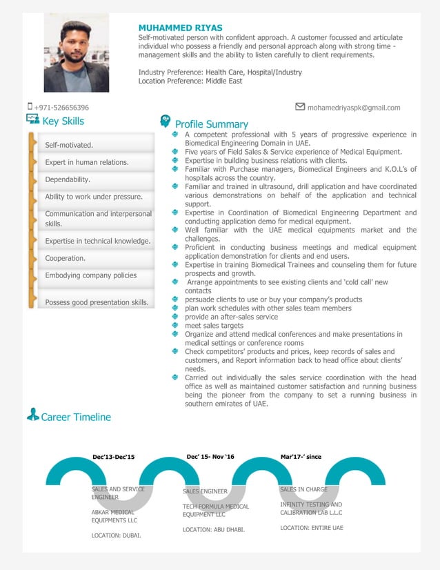 Riyas curriculum vitae 2019 | PDF