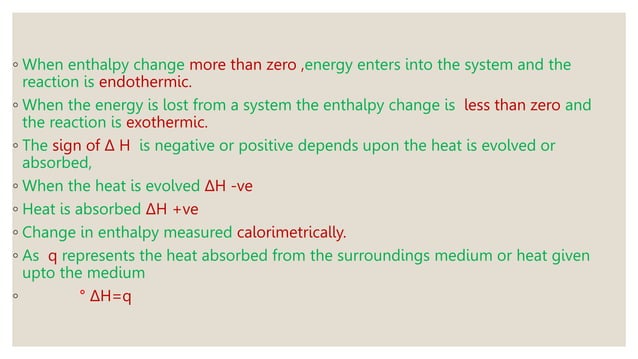 THE CONCEPT OF ENTHALPY, ENTROPY AND FREE ENERGY | PPTX | Chemistry ...