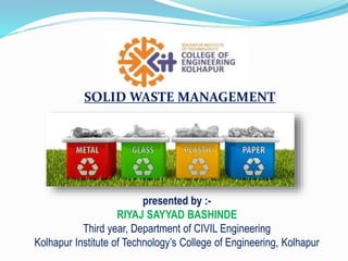 solid waste management | PPTX