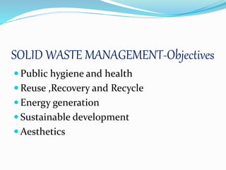 solid waste management | PPTX