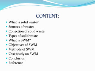 solid waste management | PPTX