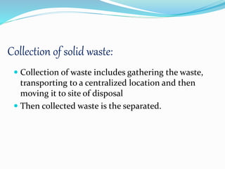 solid waste management | PPTX