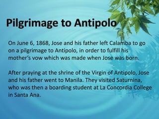 Rizal chapter 2 | PPTX