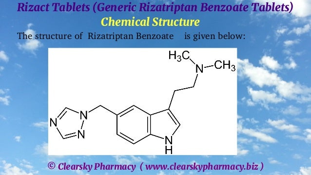 Rizact Tablets (Generic Rizatriptan Benzoate Tablets) | PDF