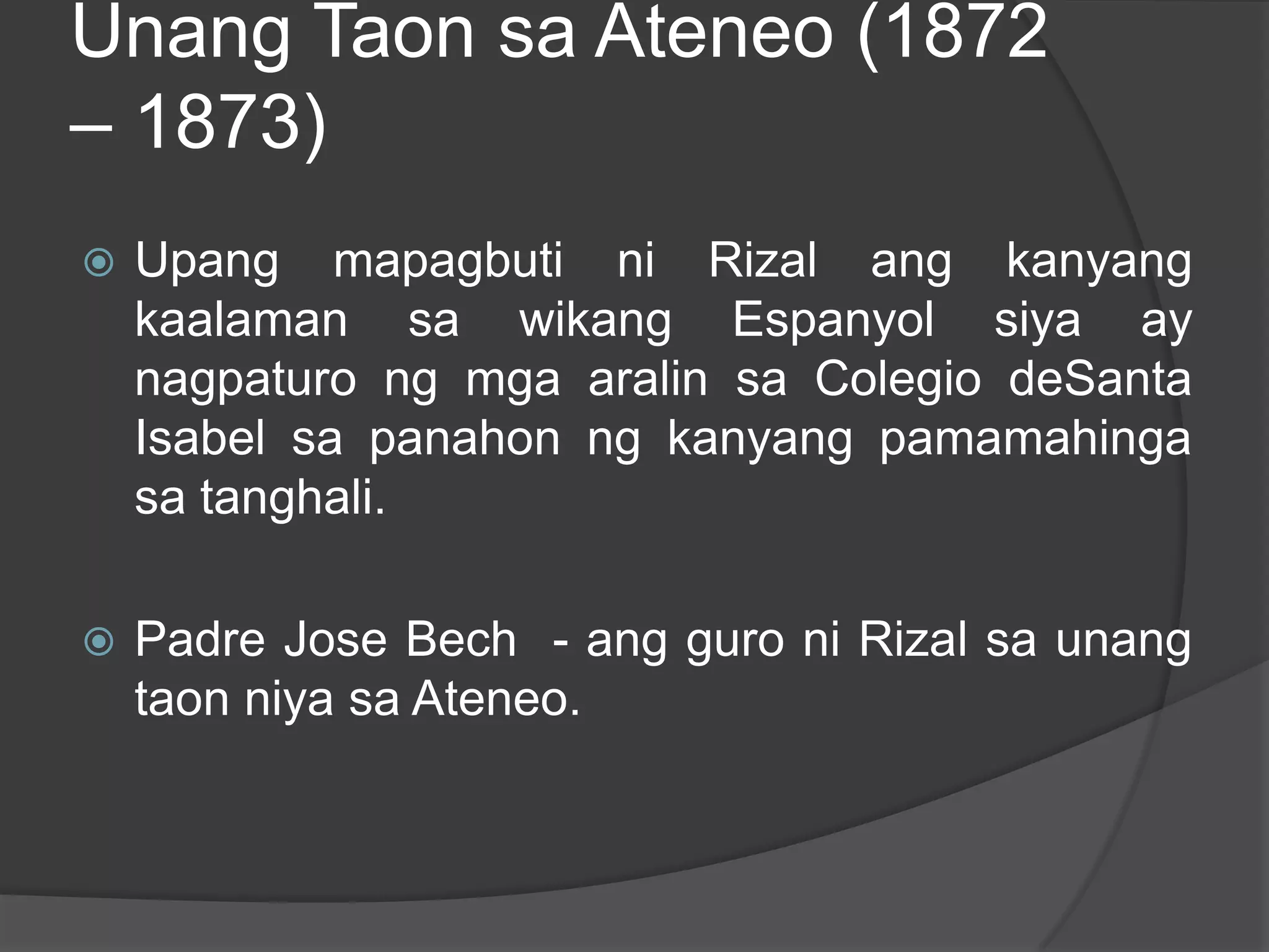 Edukasyon ni Rizal | PPTX