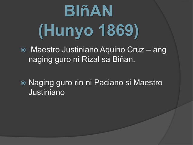 Edukasyon ni Rizal | PPTX