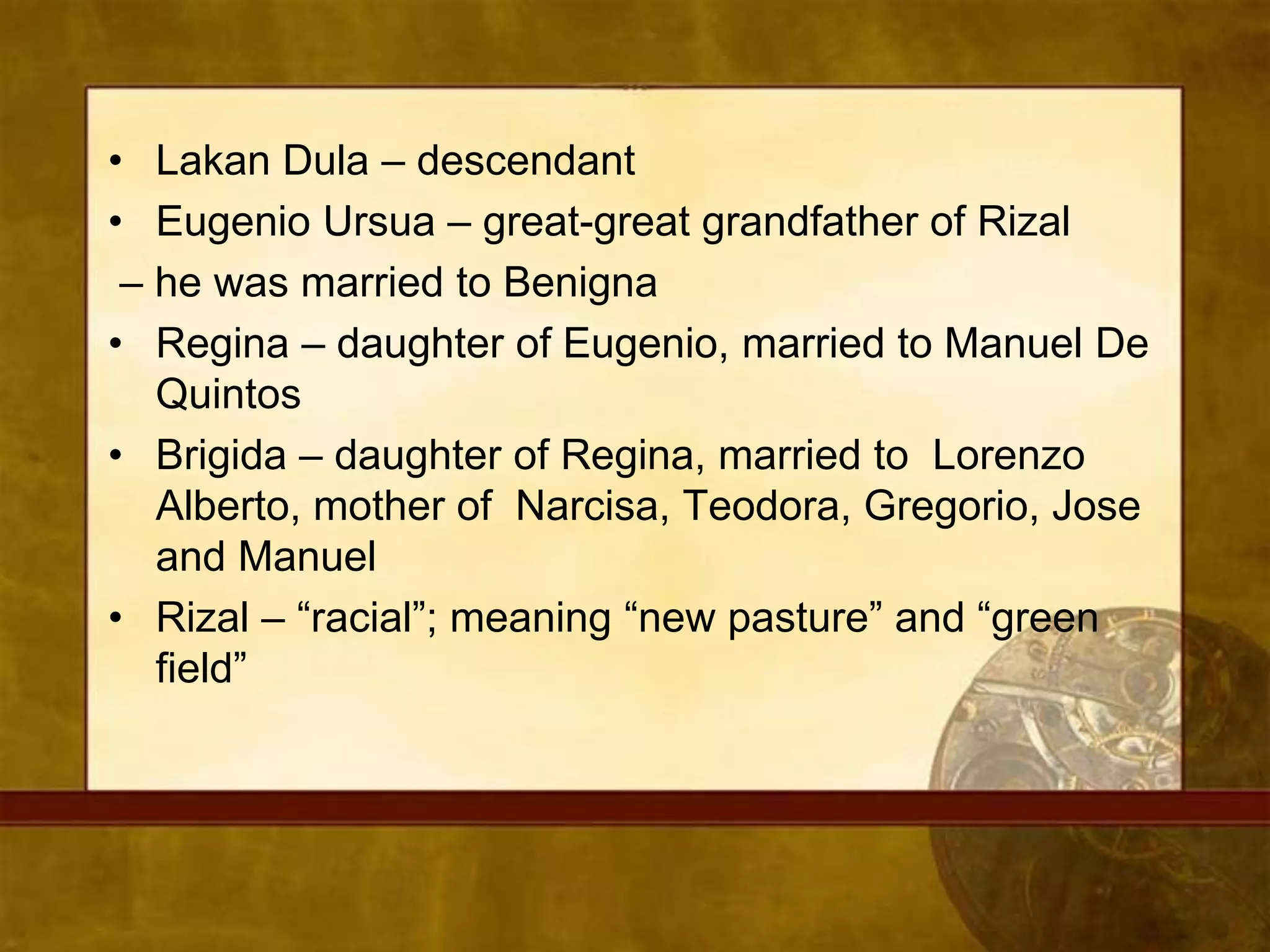 Rizal - Chapter 1 | PPTX