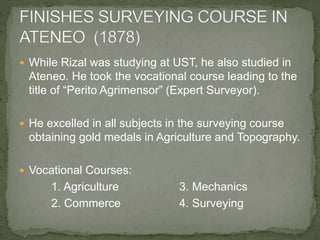 Rizal Course: Chapter 5 Medical Studies at University of Santo Tomas | PPTX