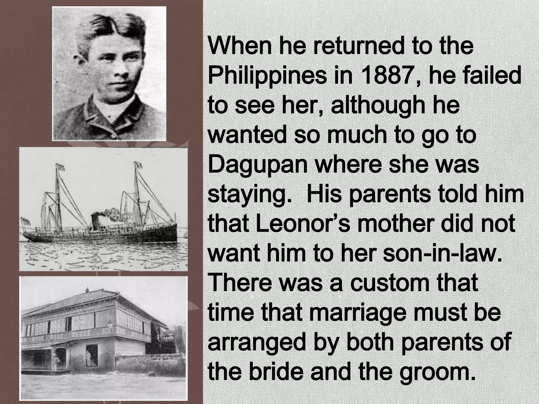 Rizal's lover -Leonor Valenzuela and Leonor Rivera | PPTX