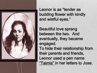 Rizal's lover -Leonor Valenzuela and Leonor Rivera | PPTX
