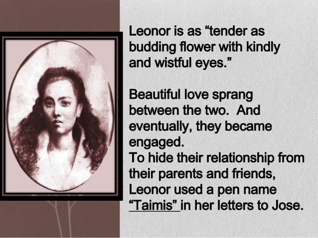 Rizal's lover -Leonor Valenzuela and Leonor Rivera