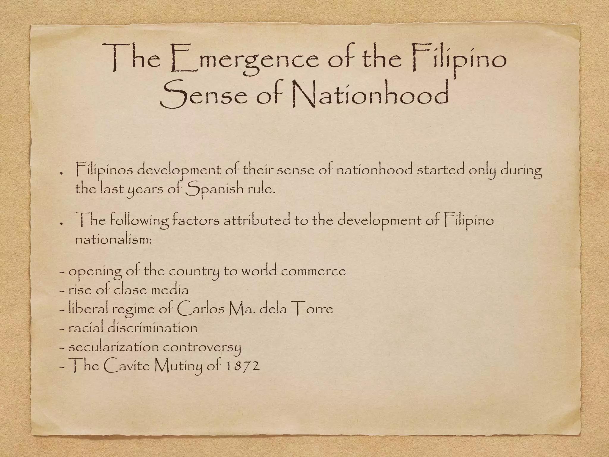 Chapter 4: The Dawn of Filipino Nationalism | PPTX
