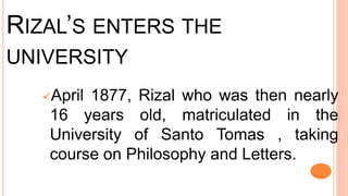 Rizal chapter 5 | PPTX
