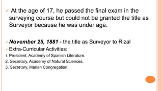 Rizal chapter 5 | PPTX