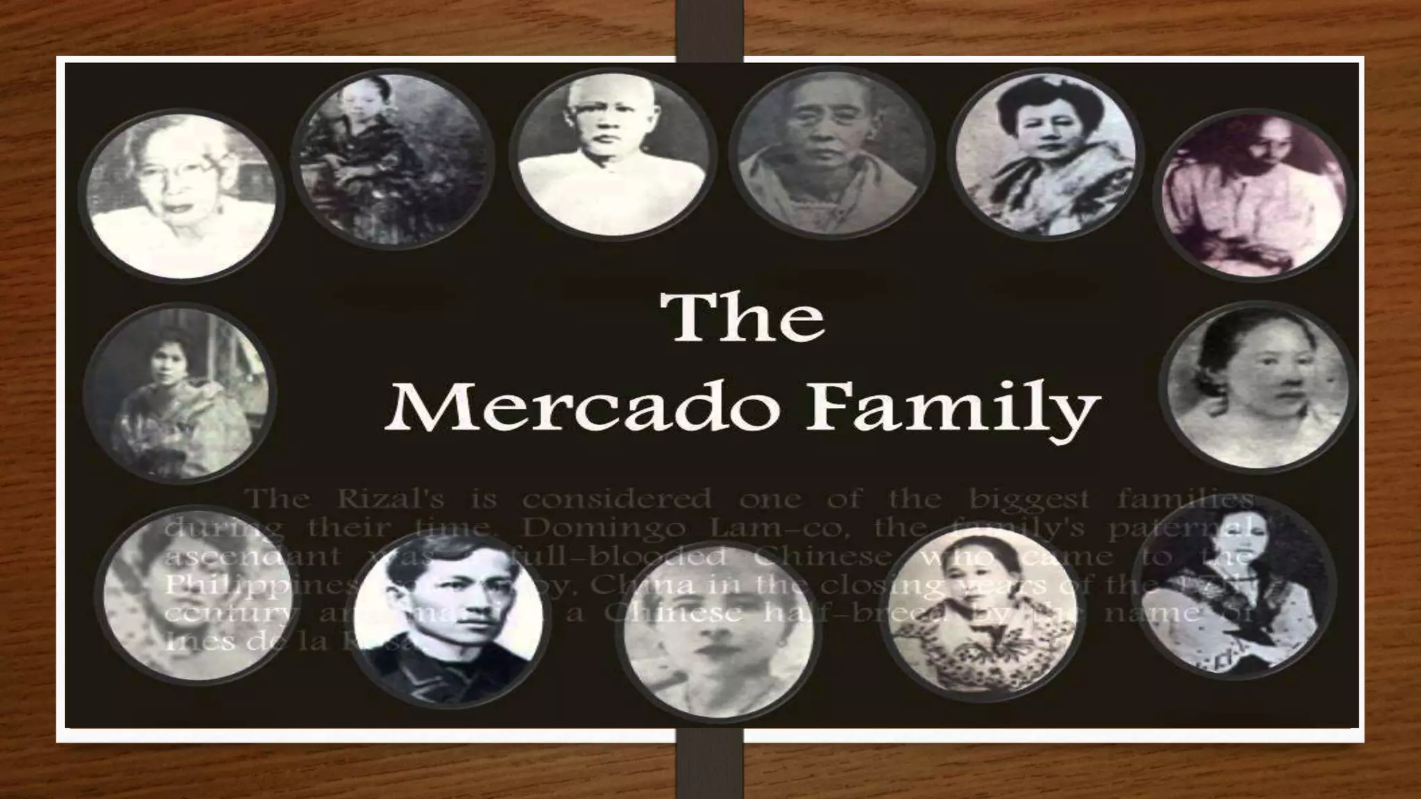 Dr. Jose Rizal's Family | PPTX