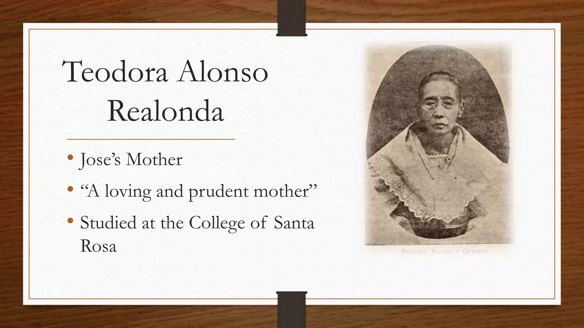 Dr. Jose Rizal's Family | PPTX