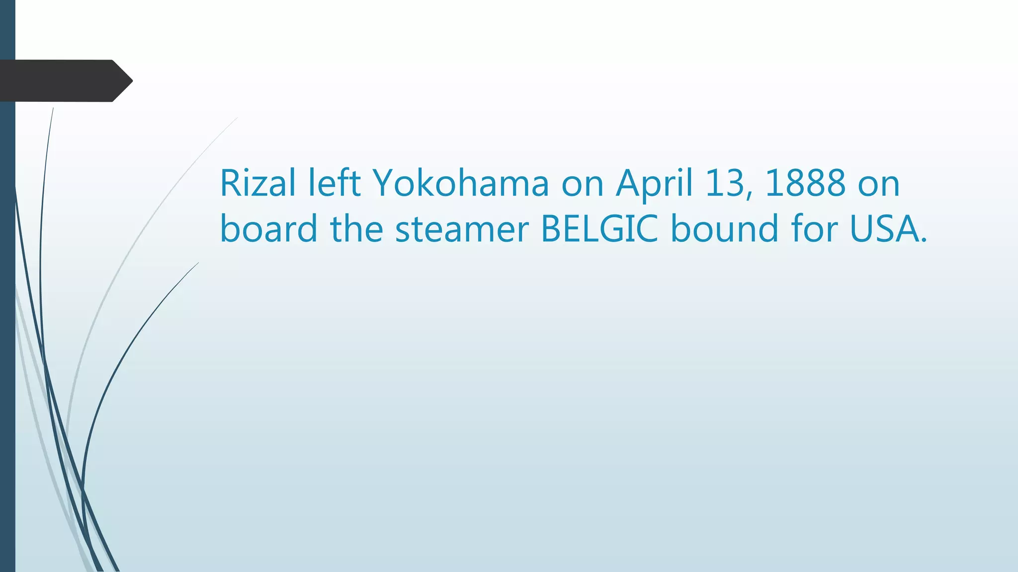 Rizal 2 trip to europe | PPTX