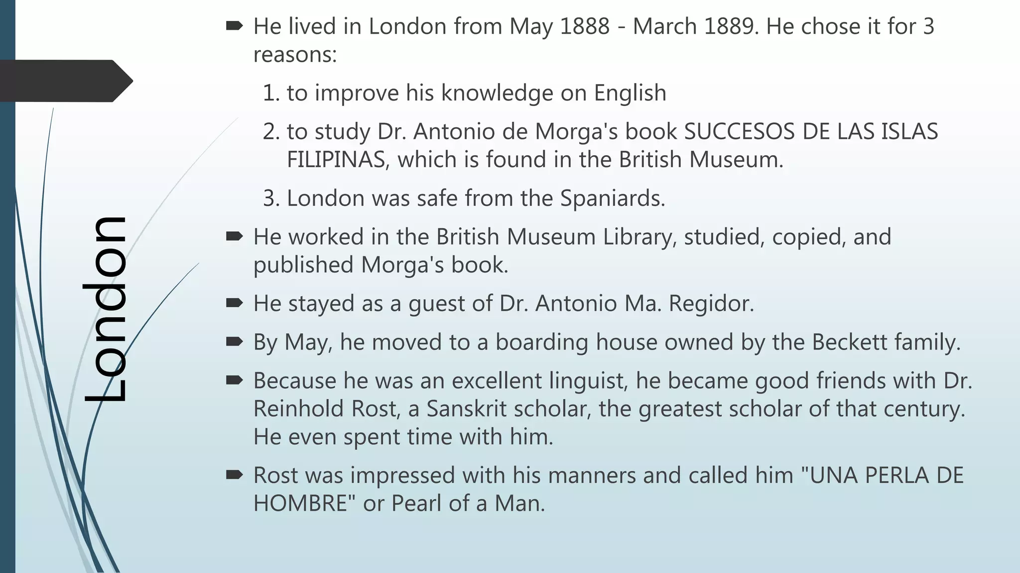 Rizal 2 trip to europe | PPTX