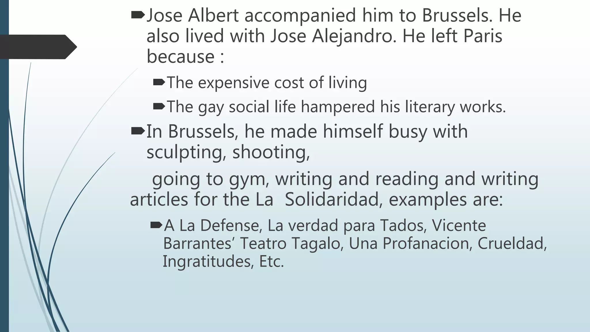 Rizal 2 trip to europe | PPTX