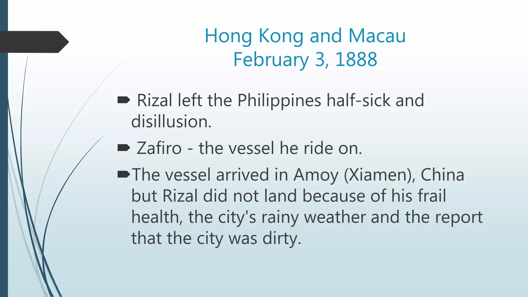 Rizal 2 trip to europe | PPTX