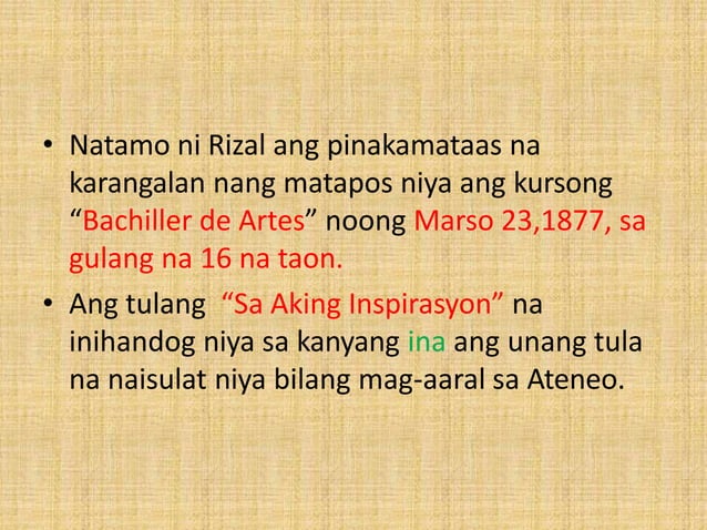 Rizal and His Heavenly Father that Ousted Him During the Spanish ...