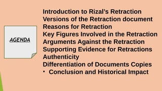 Rizal Retraction 00000000000000000000000 | PPT