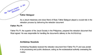 Rizal Retraction 00000000000000000000000 | PPT