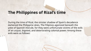 The 19th century Philippines as Rizal's context | PPTX