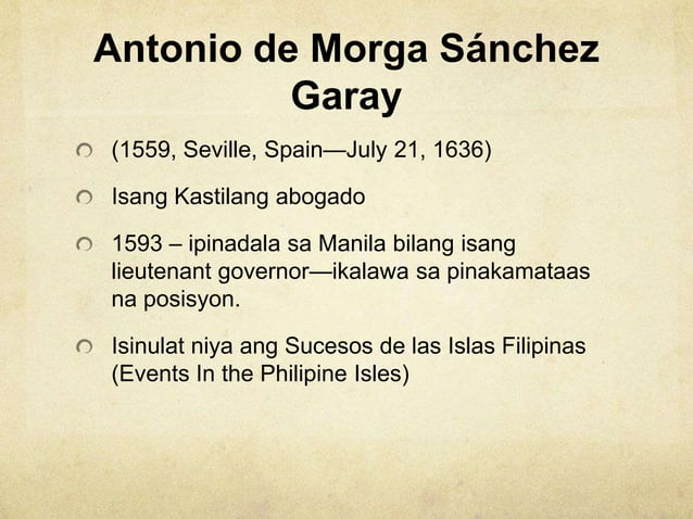 Rizal anotasyon kay morga | PPTX | South America Travel | Travel Locations