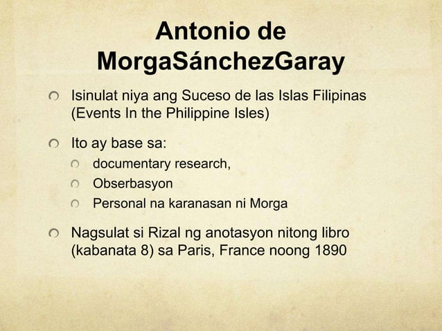 Rizal anotasyon kay morga | PPTX | South America Travel | Travel Locations