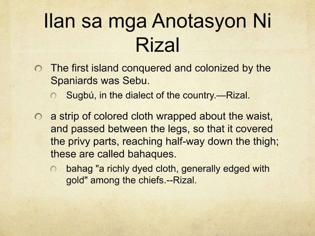 Rizal anotasyon kay morga | PPTX | South America Travel | Travel Locations