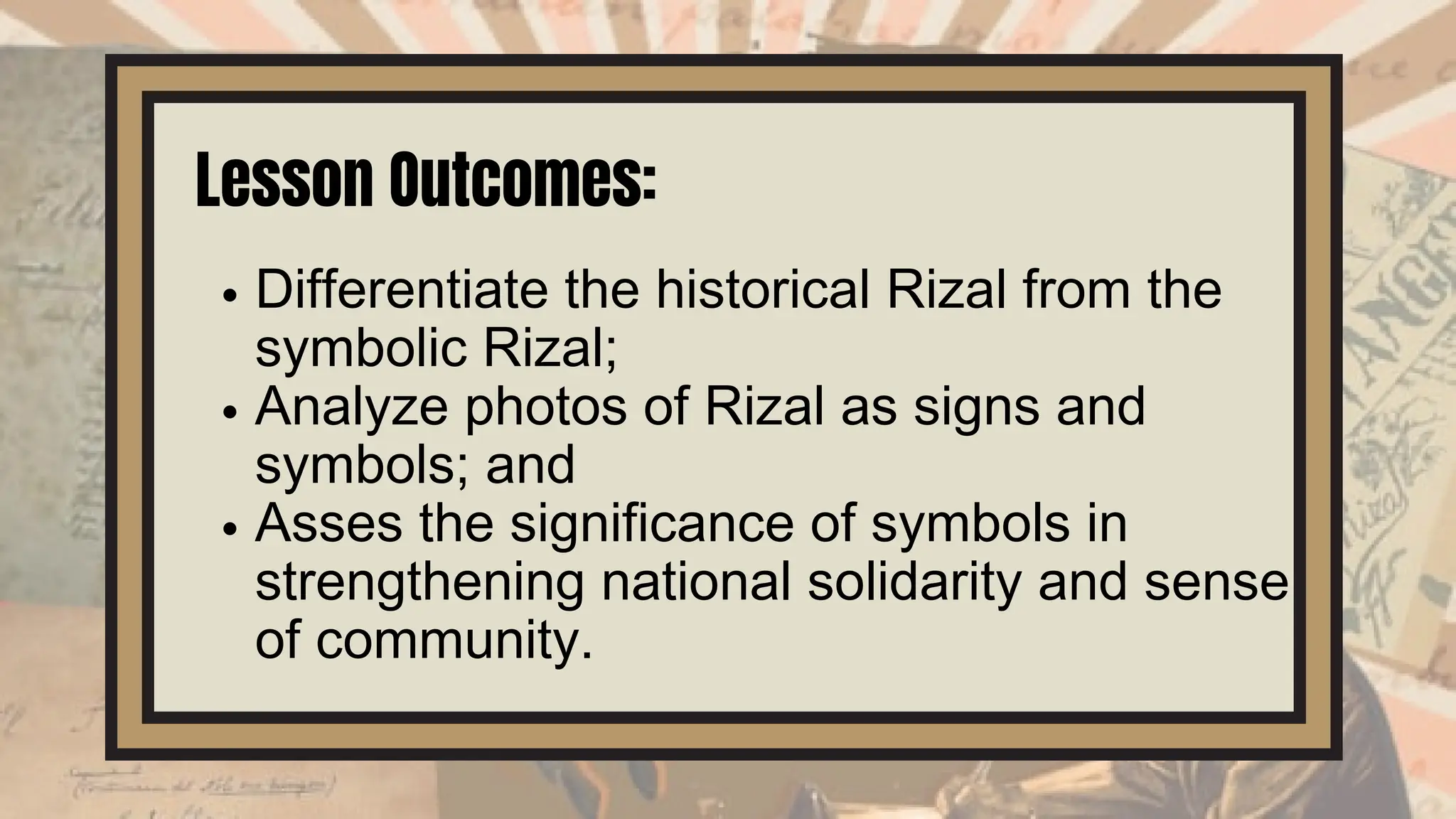 Rizal-as-a-symbol in Ge 9 (Life and works of Rizal) | PDF