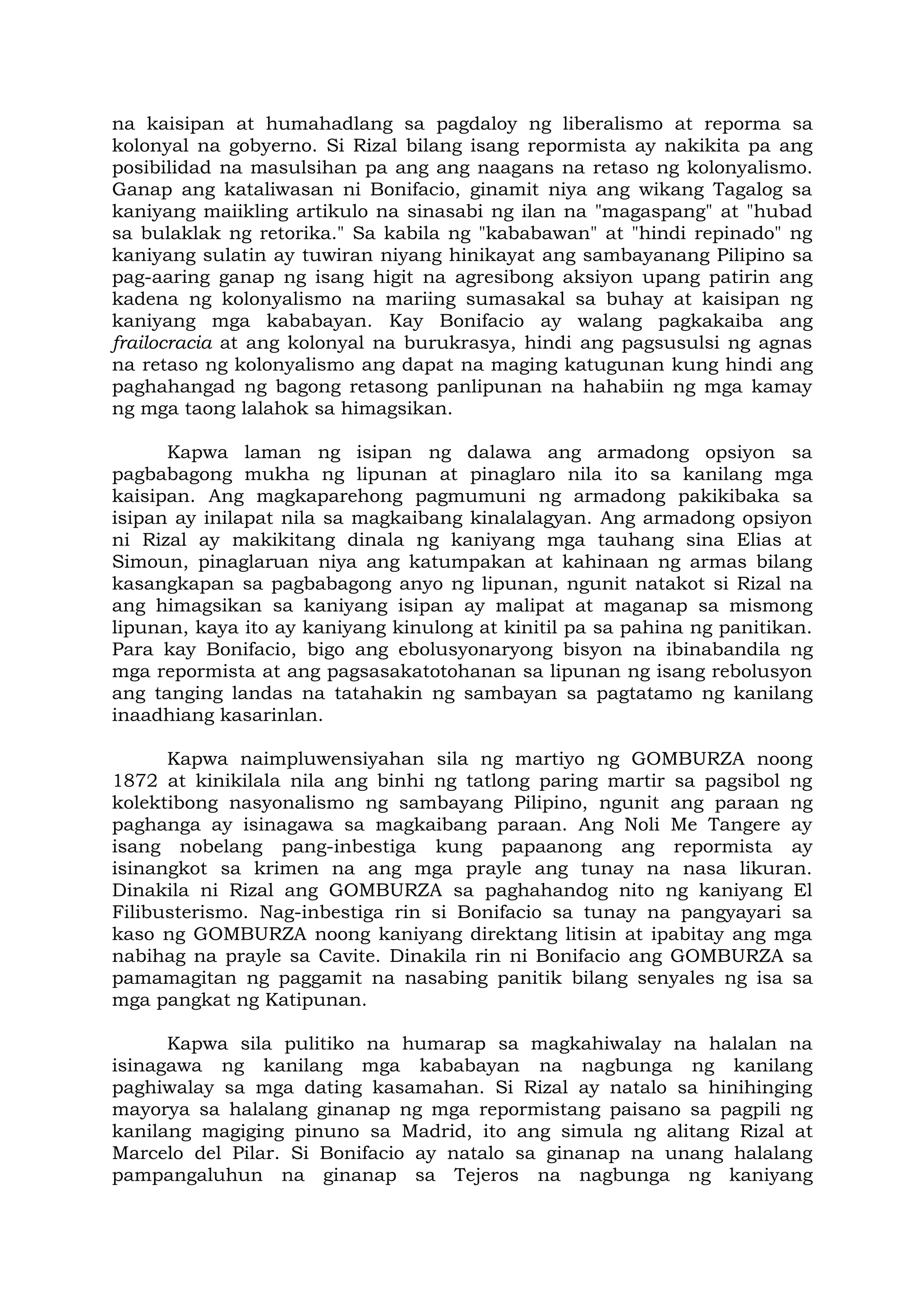 Rizal at-bonifacio-pinagwangis-at-pinaglihis | DOC