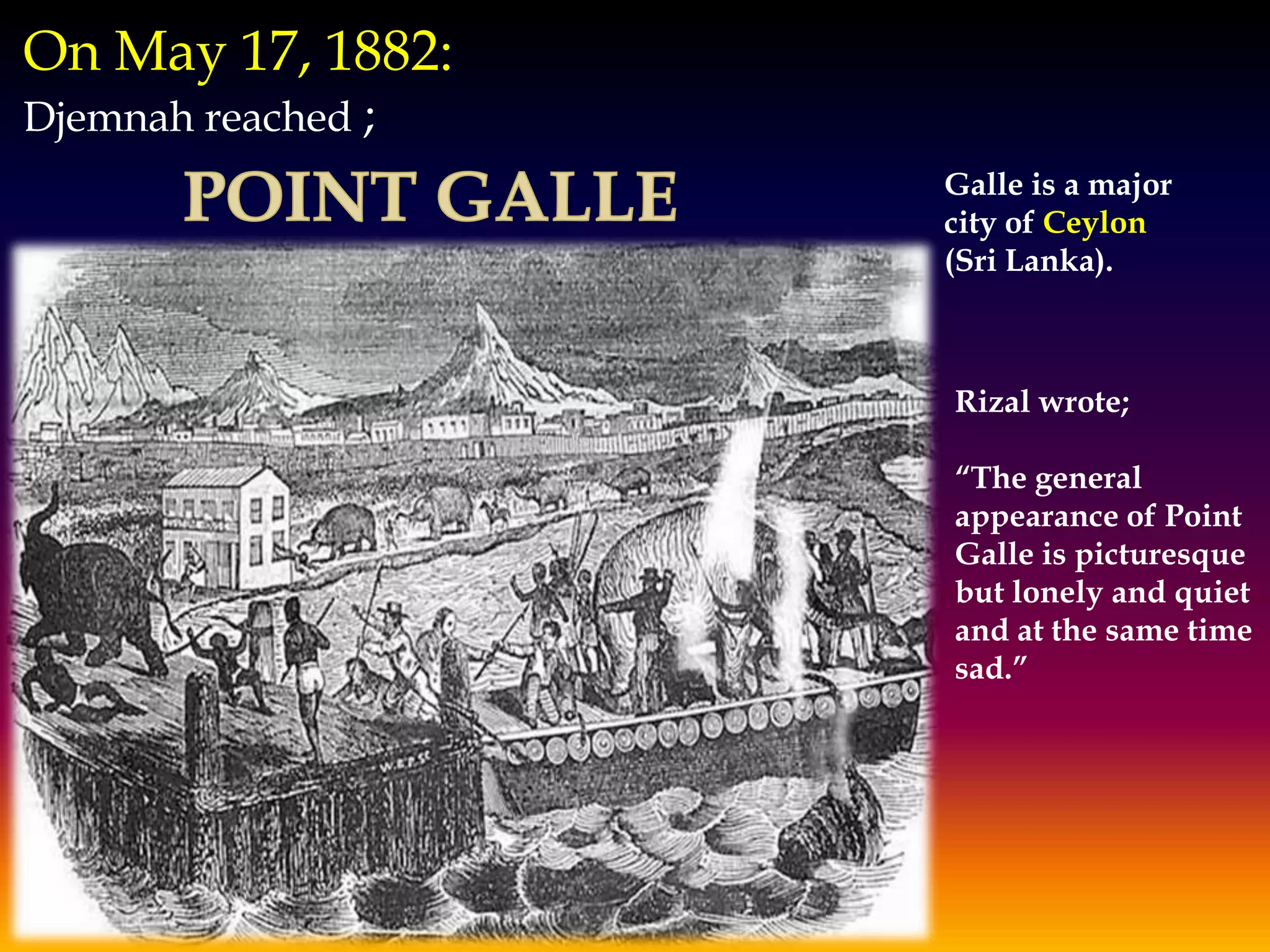 Rizal first travel abroad - sOCSCI 6 | PPTX