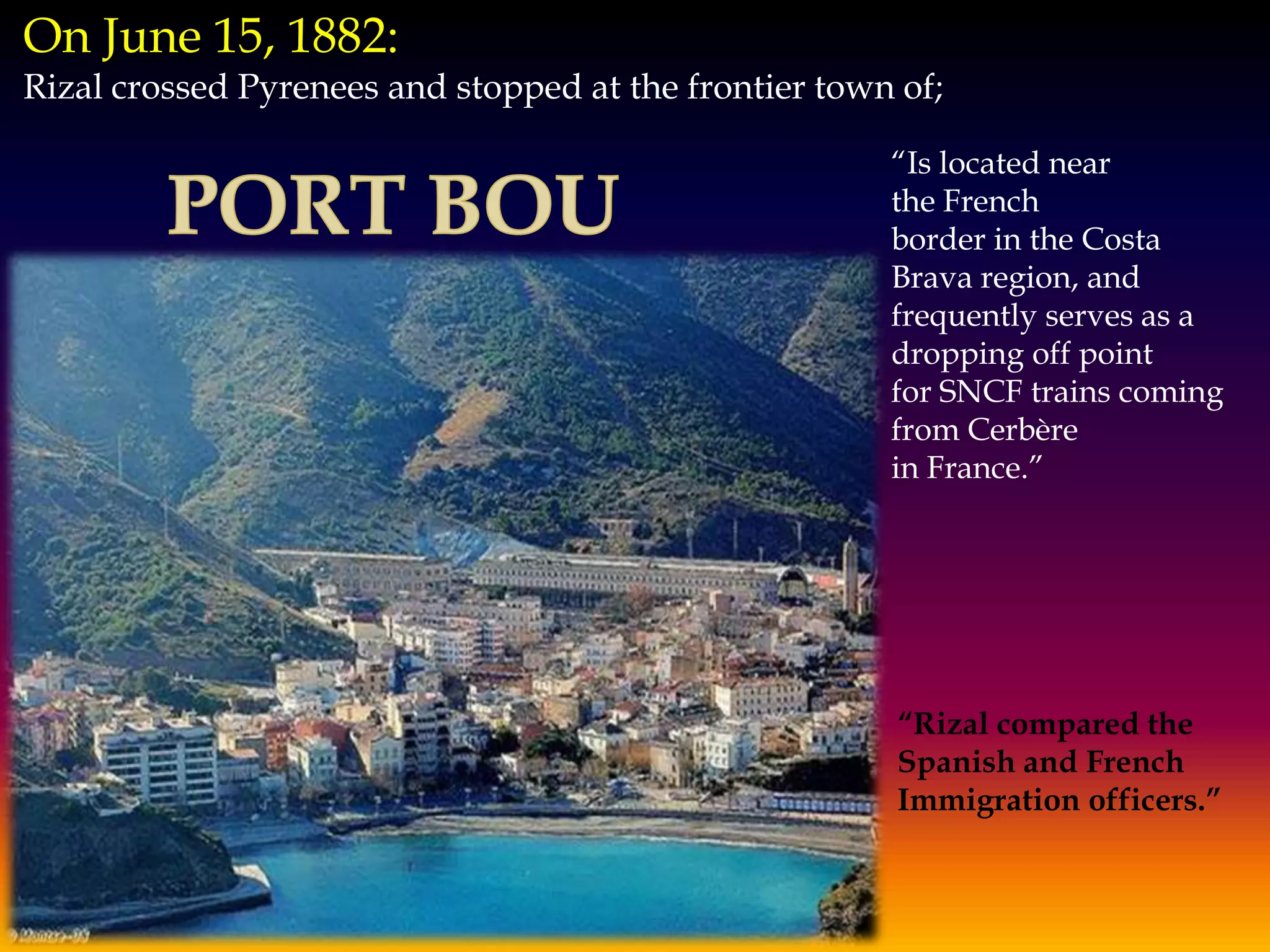 Rizal first travel abroad - sOCSCI 6 | PPTX